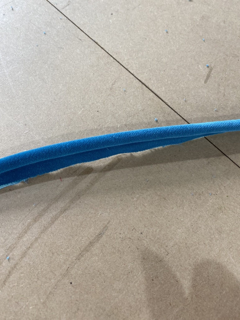 Step-by-step guide on how to make single piping at SH Upholstery